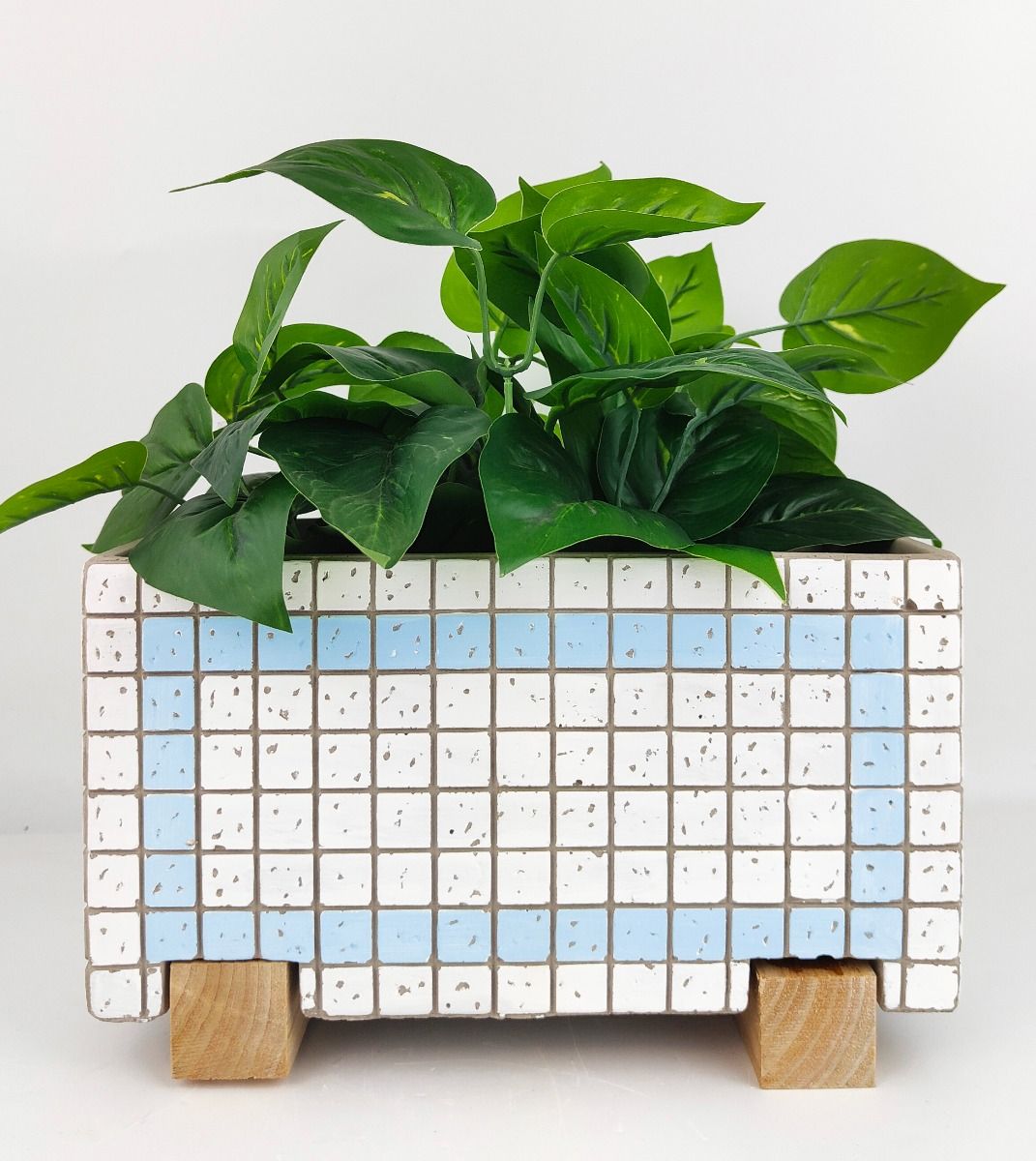 Brix Rectangular Planter – Wandering Tide
