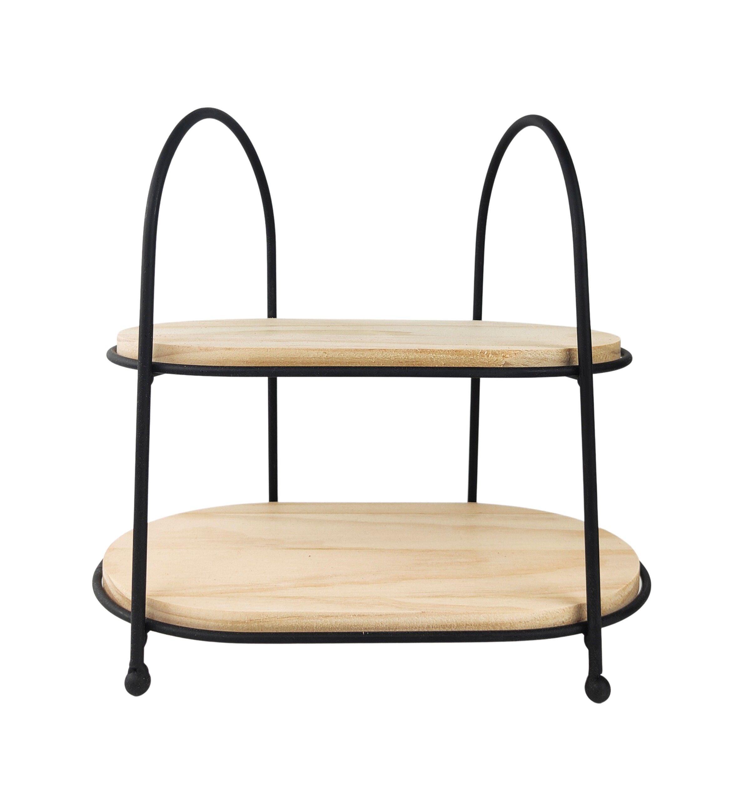 Wooden 2 Tier Serving Stand – Wandering Tide